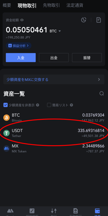 仮想通貨を「先物USTD」に換金する【トレードをするための準備】 | ぱにゃのゆるブログ